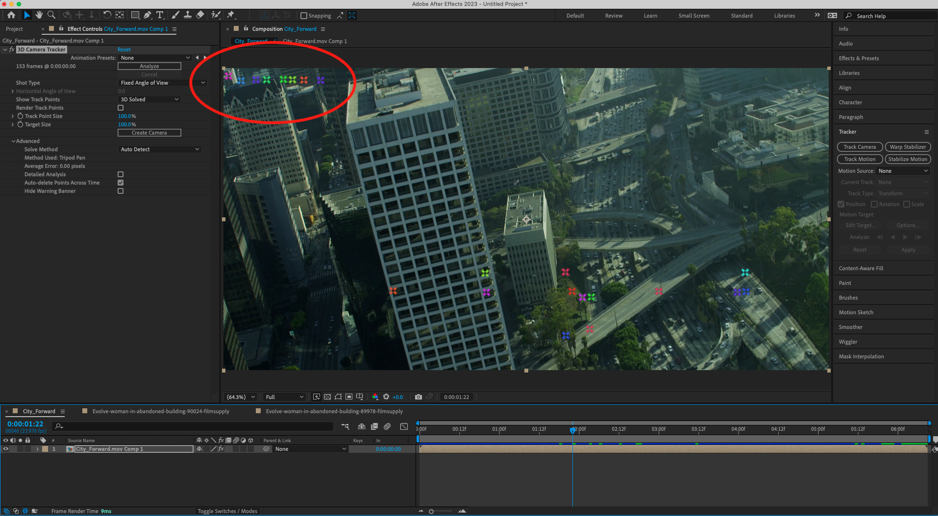 3d camera tracking Ae 23.3 Problem - Adobe Product Community - 13723890