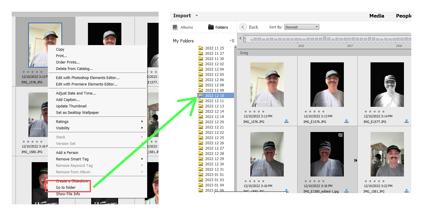SUGGESTION : n'afficher que les dossiers ou albums... - Adobe Support ...