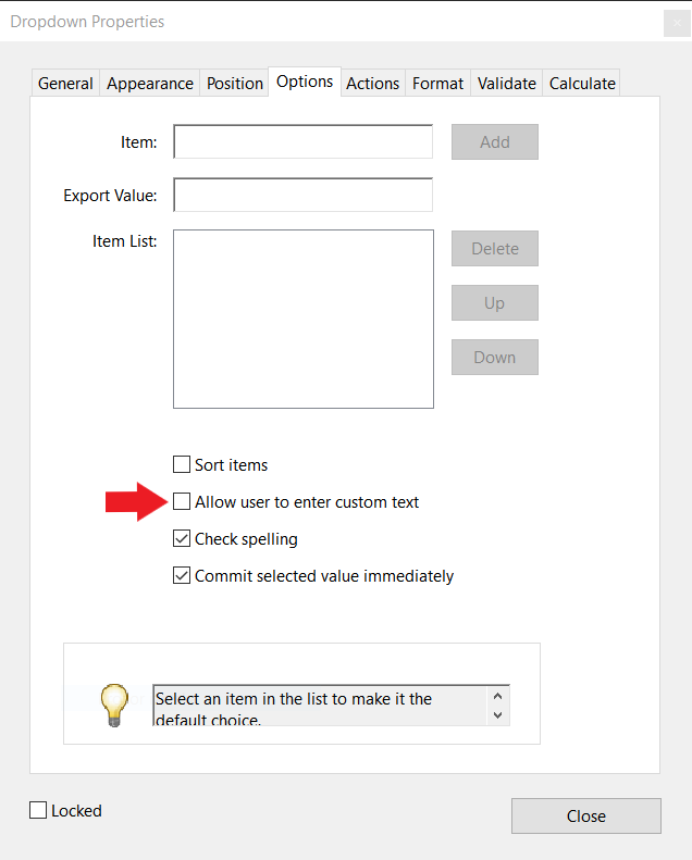 How to jump to combo box selection when keying in ... - Adobe Product ...