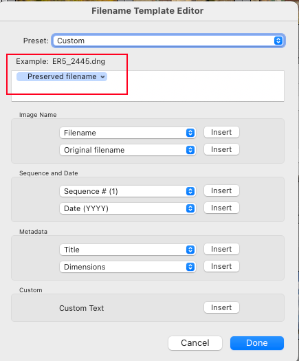 P: A way to alter the naming for Enhanced filename... - Page 2 - Adobe ...