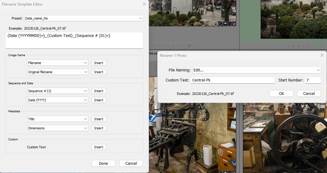 P: A way to alter the naming for Enhanced filename... - Adobe Product Community - 13744448