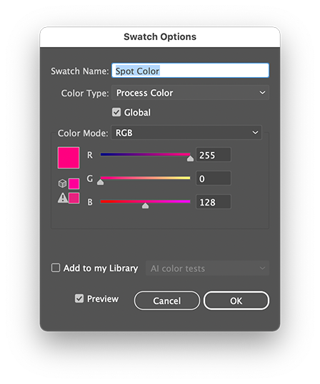 Solved: Importing a color group from Libraries - Adobe Product ...