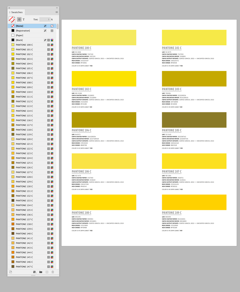 Solved: Pantone swatches in CC Libraries with Pantone Conn... - Adobe ...