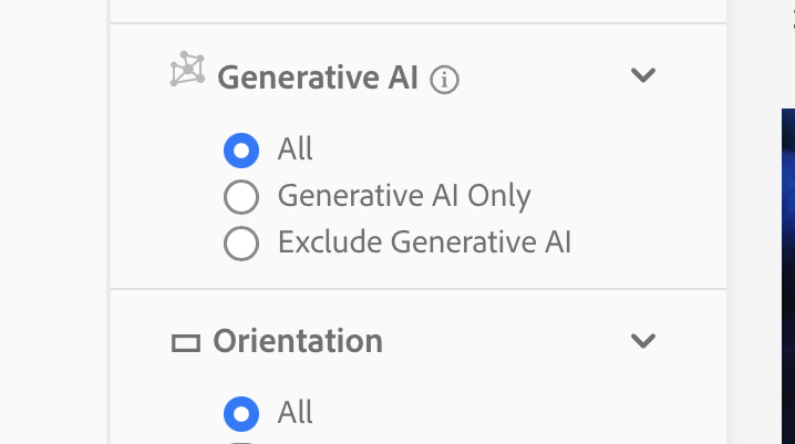 Solved: How to filter out AI generated images - Adobe Product Community ...