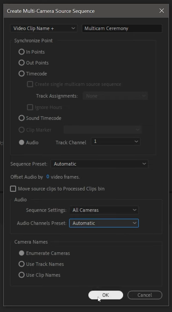 Syncing sound to video - Adobe Product Community - 13752330