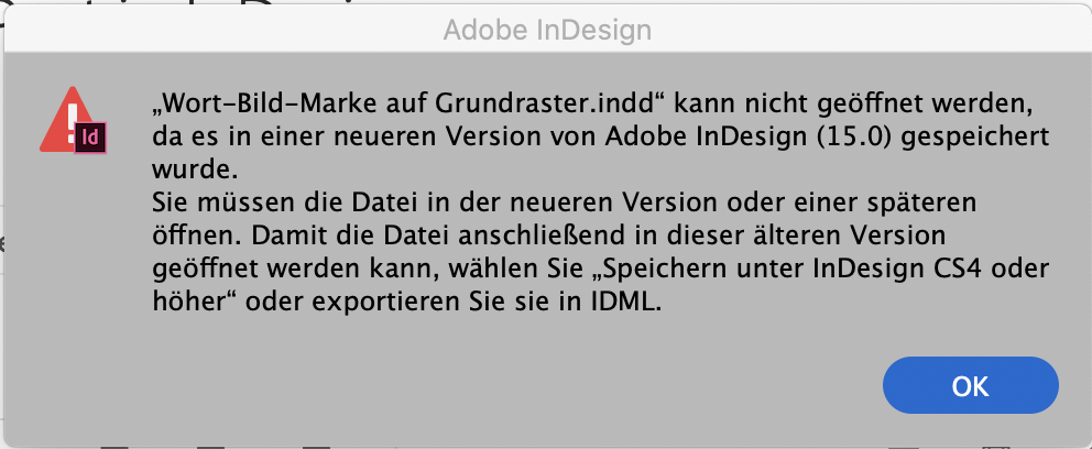 Solved: Not able to open .imdl File from Indesign 2020 in ... - Adobe ...
