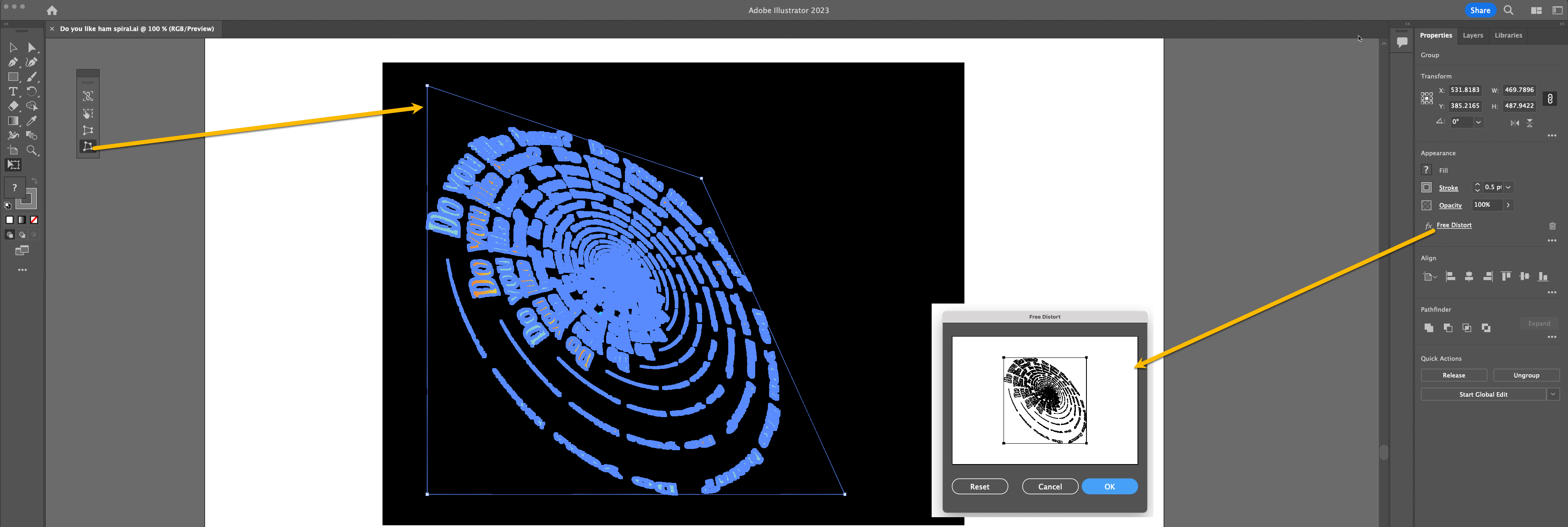 Solved: What is the Free Distort Dialog for? - Adobe Community - 13773672