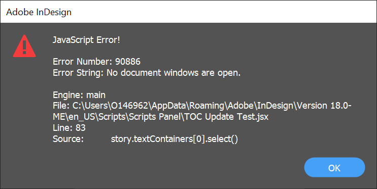 Solved: How to update InDesign (TOC) while the document is... - Adobe ...