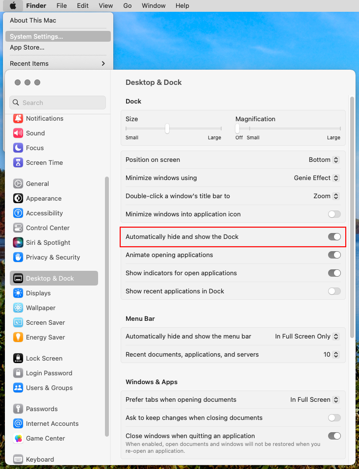 Re: Photoshop doesn't scale to full screen, dock d... - Adobe Community - 13776186