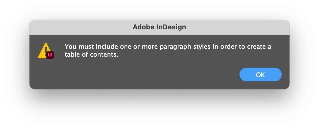 Solved: How to update InDesign (TOC) while the document is... - Adobe ...