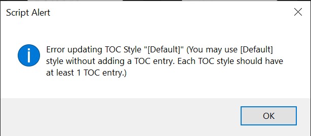 Solved: How to update InDesign (TOC) while the document is... - Adobe ...