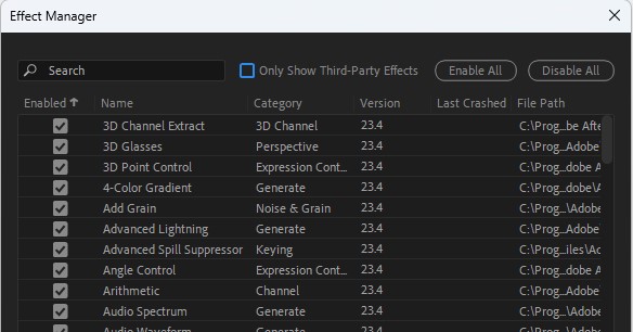 After Effects 23.4.0 is now available for download... - Adobe Community - 13783496