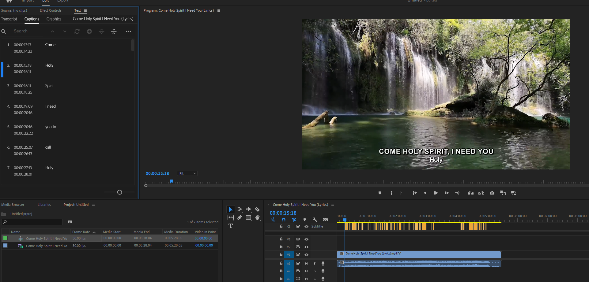 Solved: How do you make transcription lyrics with the prop... - Adobe ...