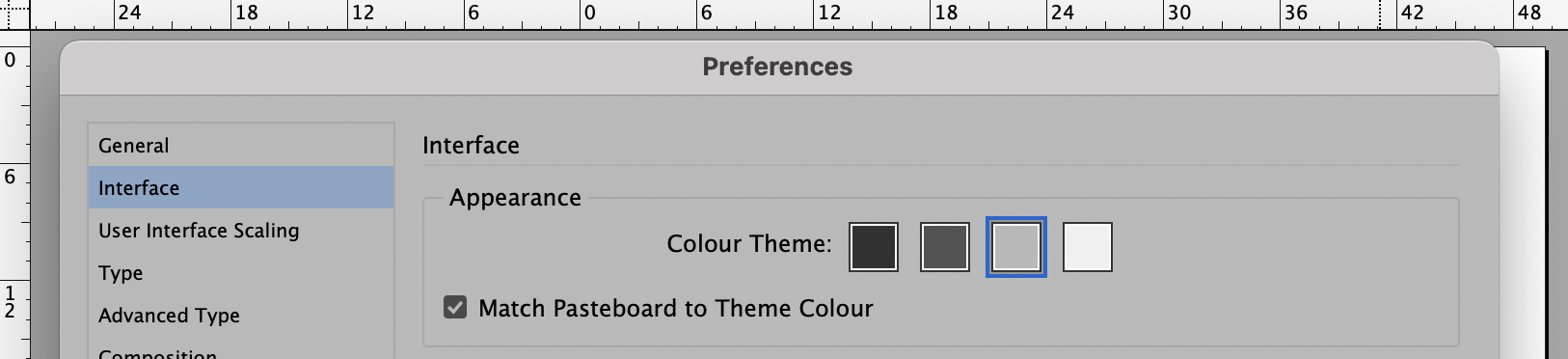 Change color of actual rulers not ruler guides - Adobe Community - 13787096