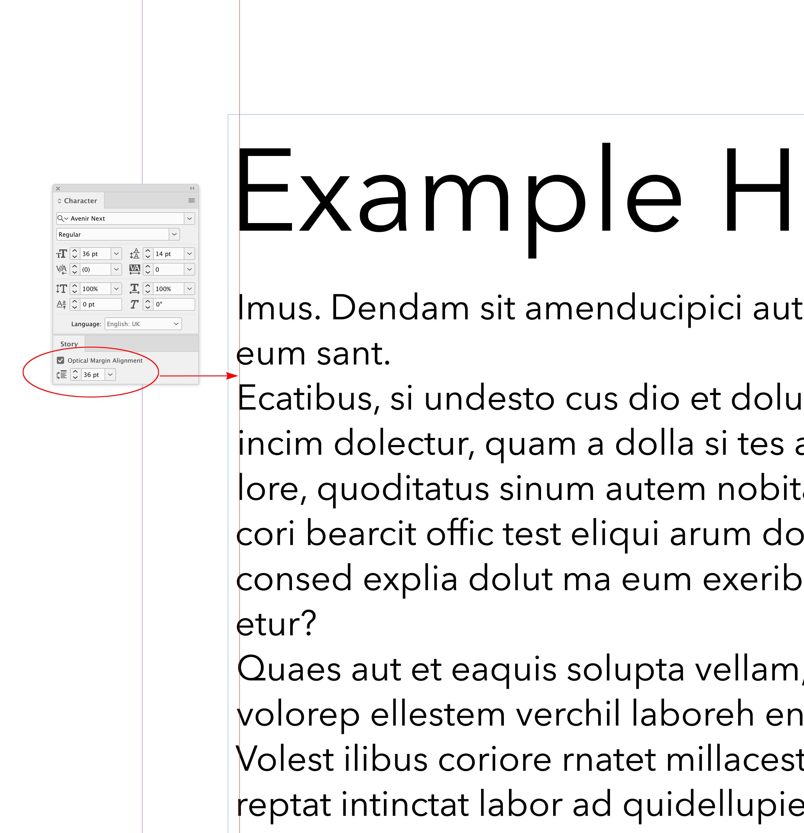 Solved: Re: Align different sized text - Adobe Community - 13792271