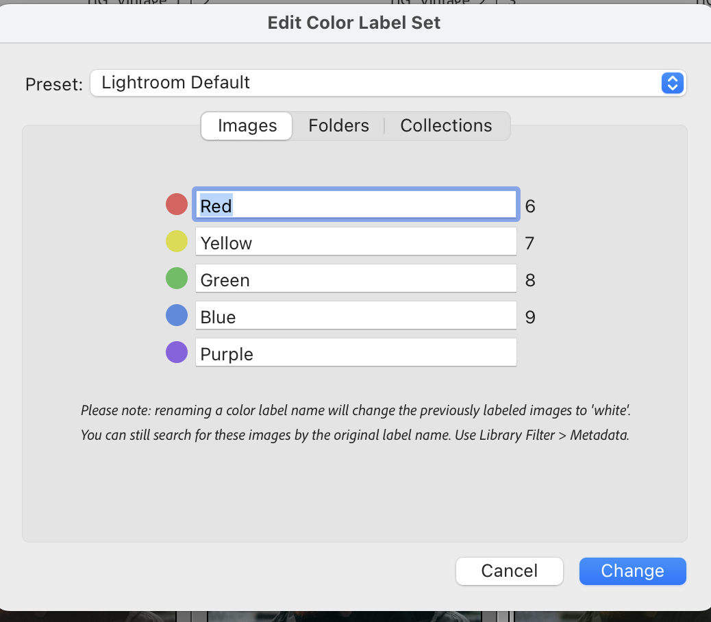 Solved: Missing color translations in "Set Color Label" me... - Adobe Community - 13318199