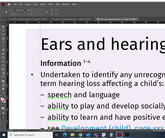 Solved: Align different sized text - Adobe Support Community - 13792271