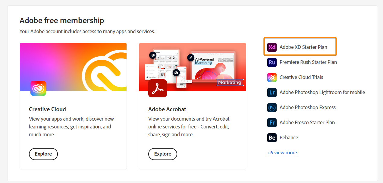 Adobe XD on the Creative Cloud - Adobe Support Community - 13792752