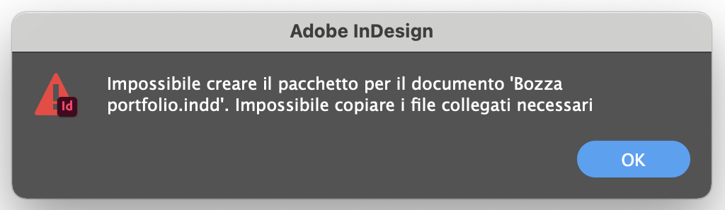 Problems with indesign (imagines and package) - Adobe Community - 13797397