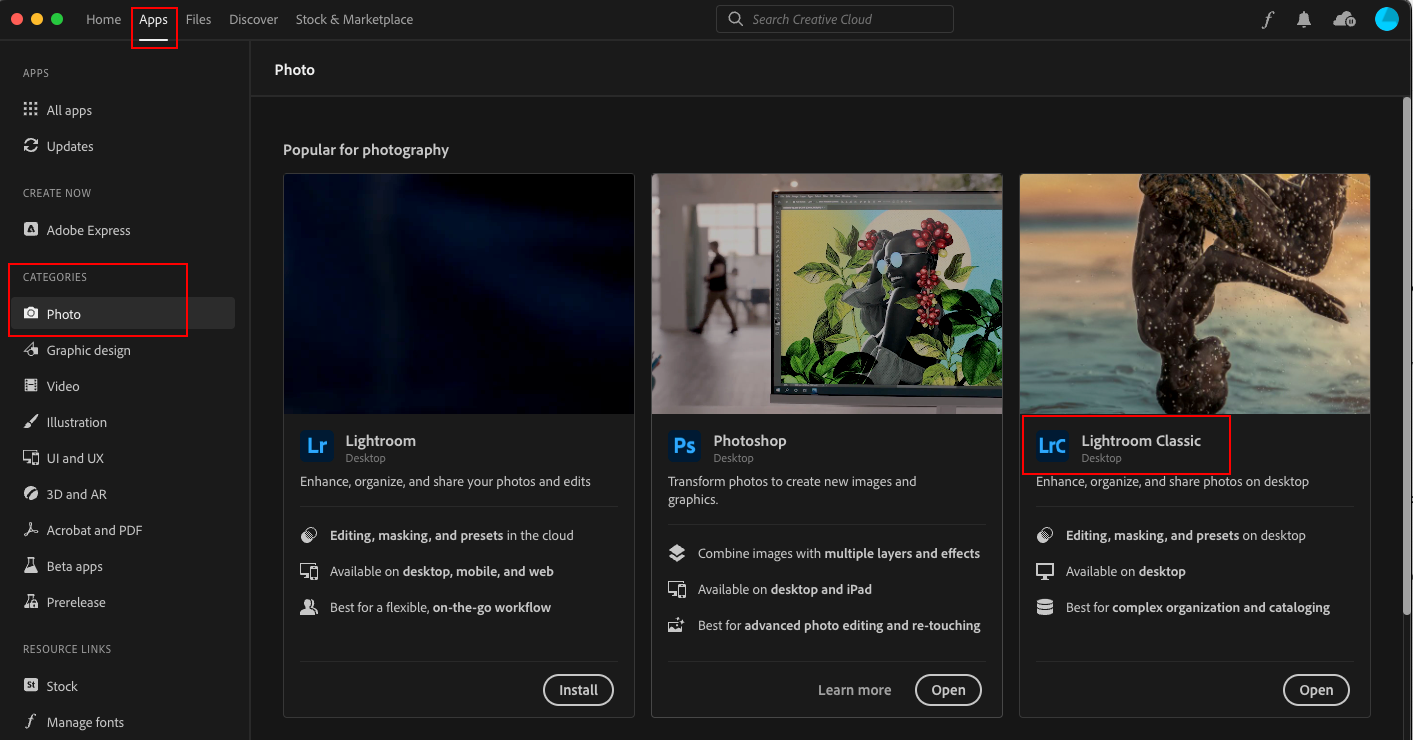 Can't see LRc V12.3 on creative cloud desktop - Adobe Product Community ...