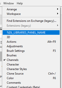 Library BUG in Photoshop v24.4.1 - Adobe Community - 13808135