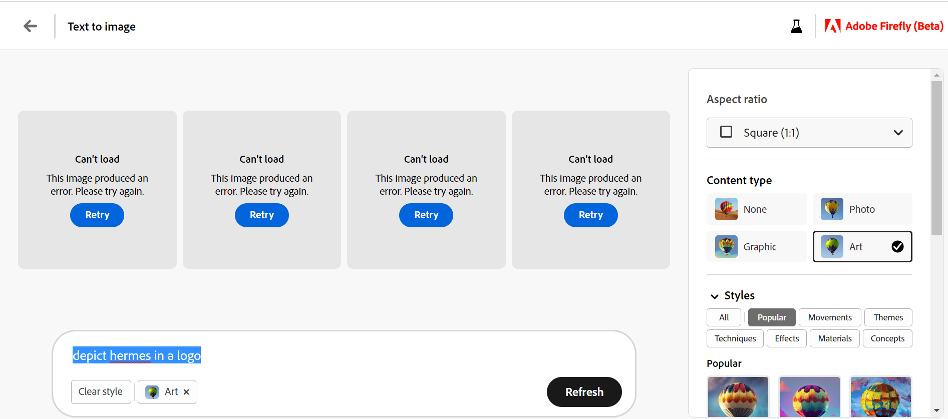 not able to convert text to image- getting errors - Adobe Community ...