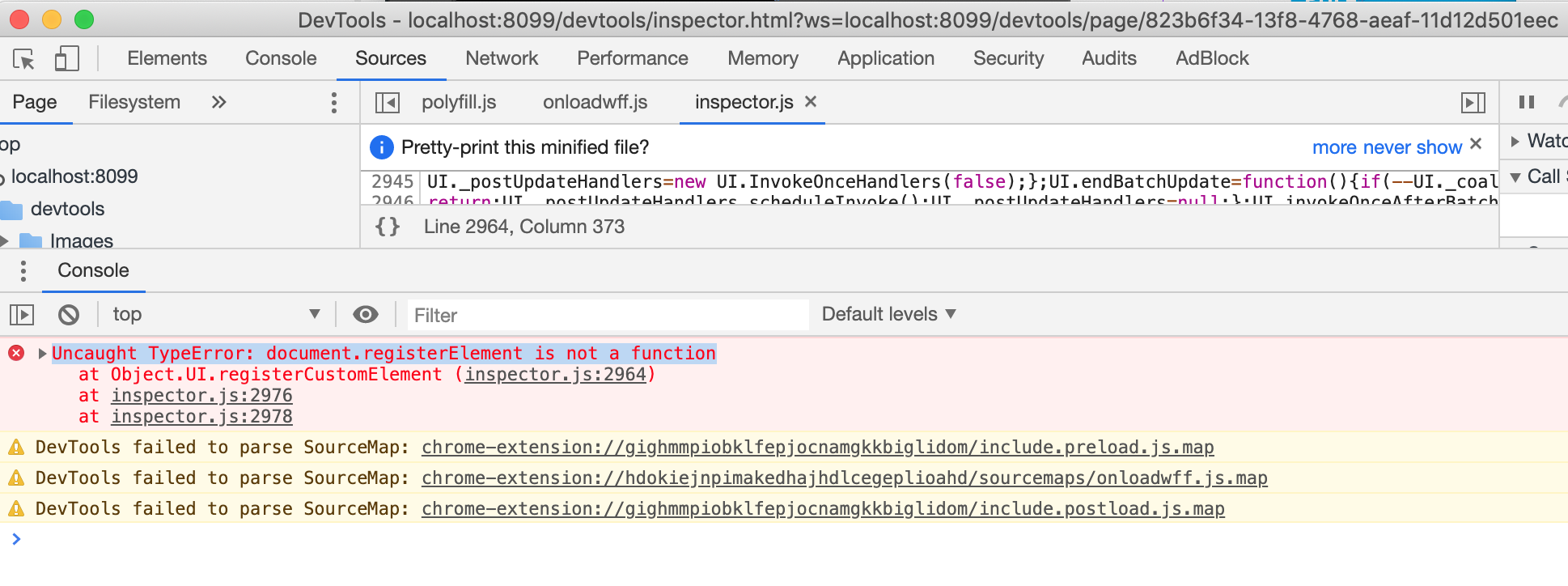 Inspectable Web Contents not working. Shows empty... - Adobe Community ...