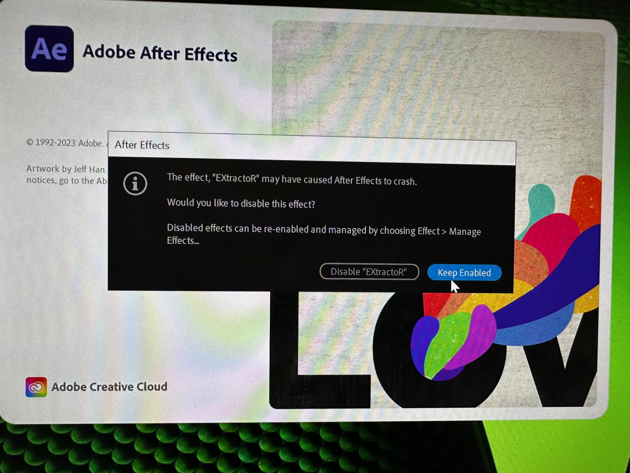 Extractor Plugin Causing Consistent Crashes Adobe Product Community 13815953