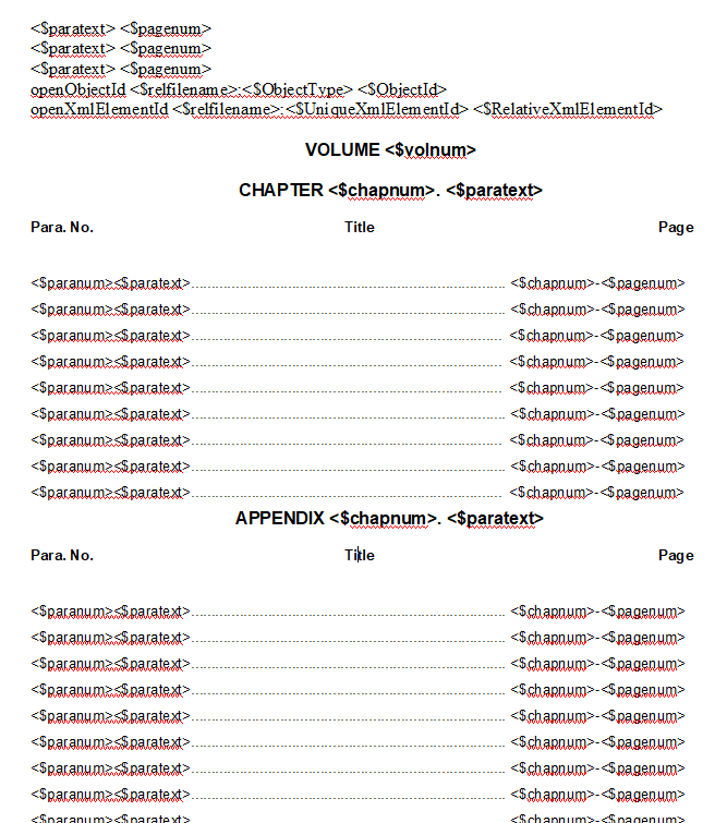 Volume number and formatting issues in TOC - Adobe Community - 13817447