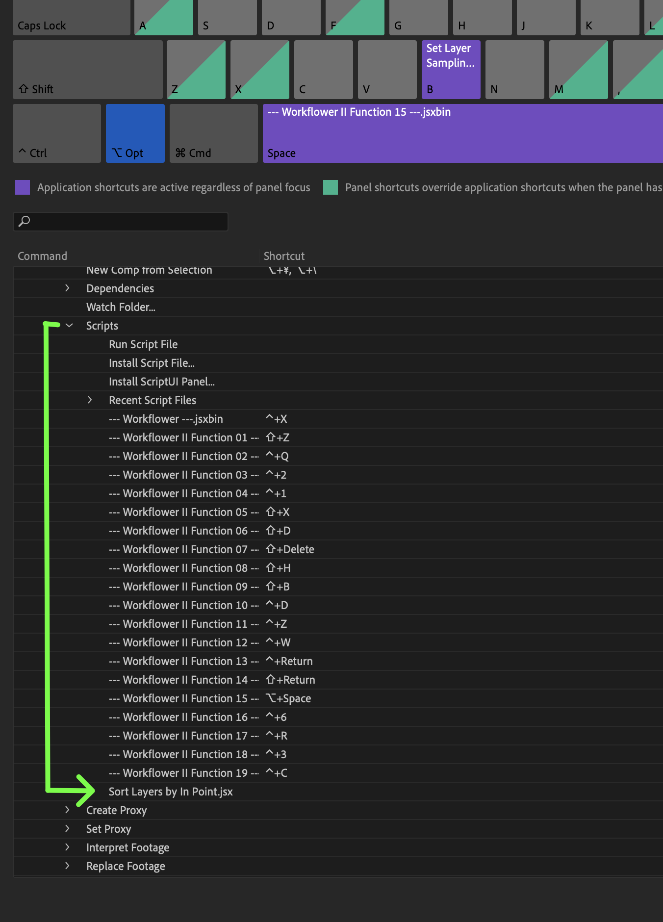 Not all installed scripts are visible in the short... - Adobe Product ...