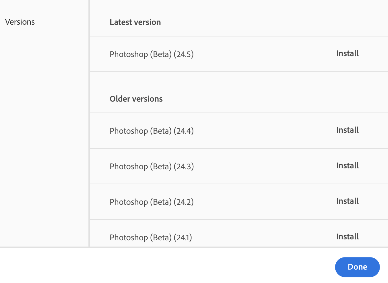 P: PS Beta 24.6 not available in CC; stuck at 24.5 - Adobe Product Community - 13814014