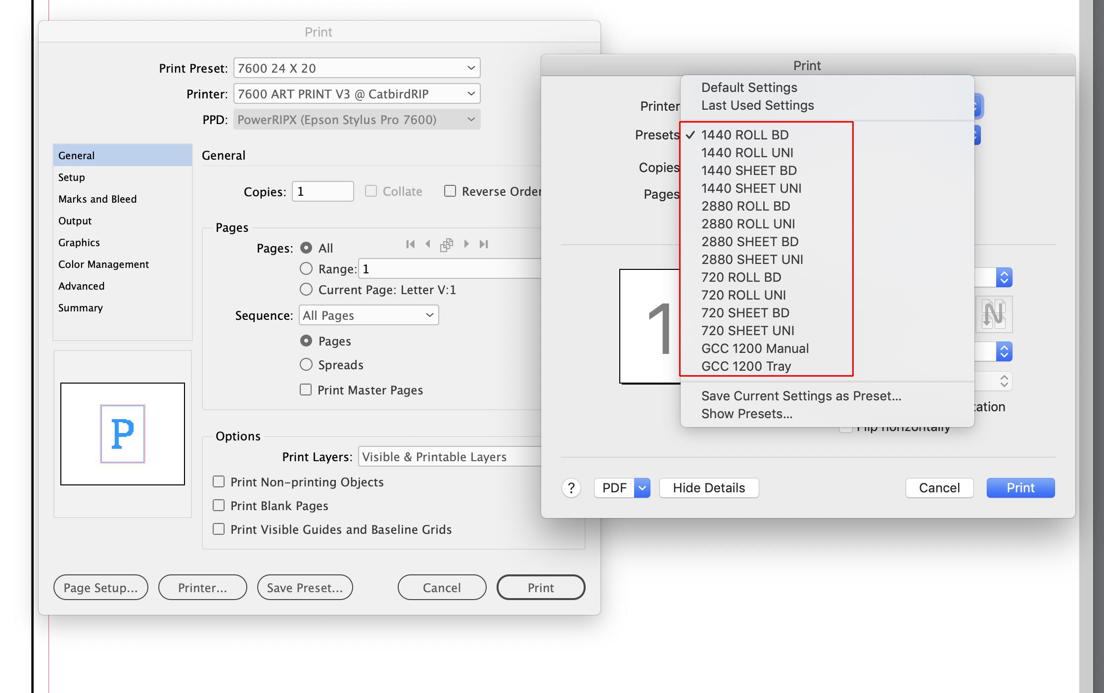 InDesign Script - Print with specific printer pres... - Adobe Product Community - 13817373