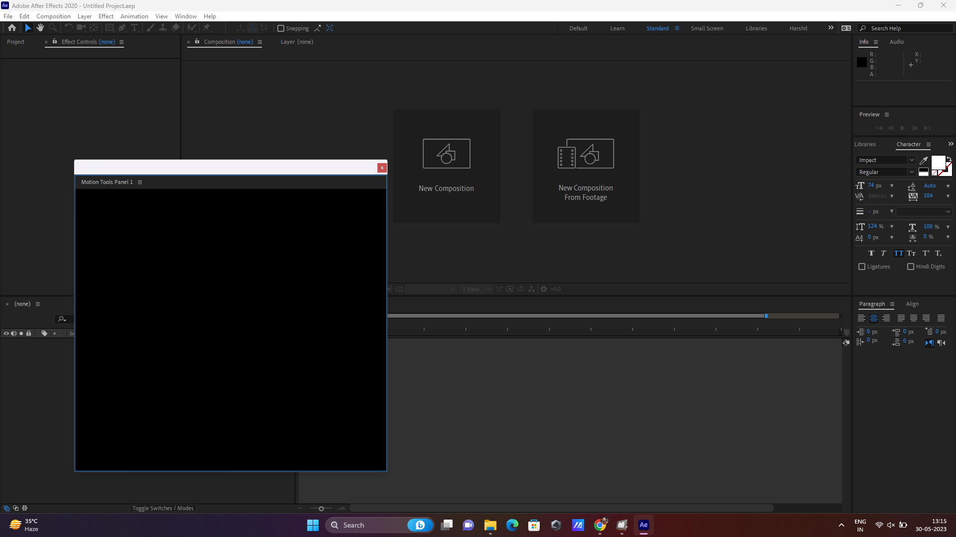 Solved: Unable to access the Motion Tools Pro in After Ef... - Adobe ...