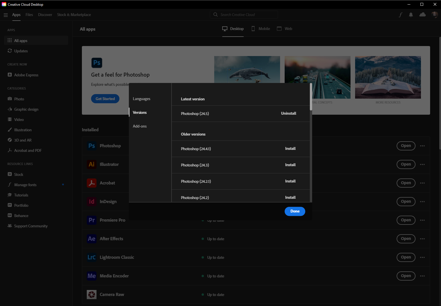 P: PS Beta 24.6 not available in CC; stuck at 24.5 - Adobe Product Community - 13814014