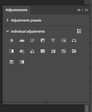 How to get old Adjustment Panel - Adobe Product Community - 13829069