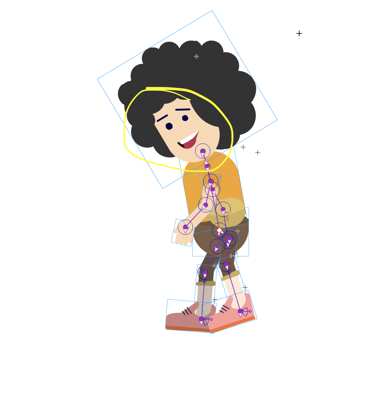 how to animate face on rigged character - Adobe Product Community ...