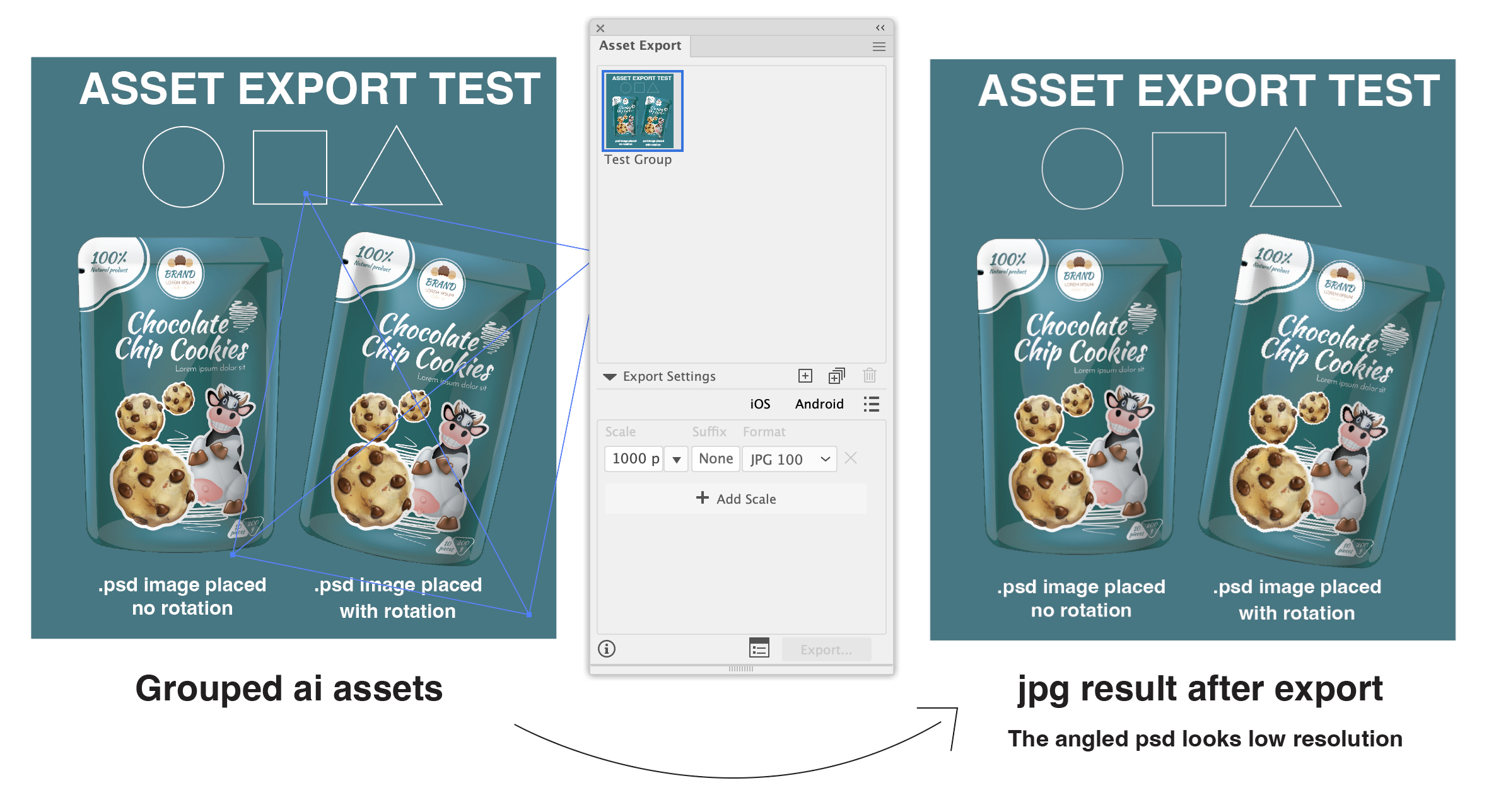 Solved: Asset Export, with rotated placed images, not work... - Adobe ...
