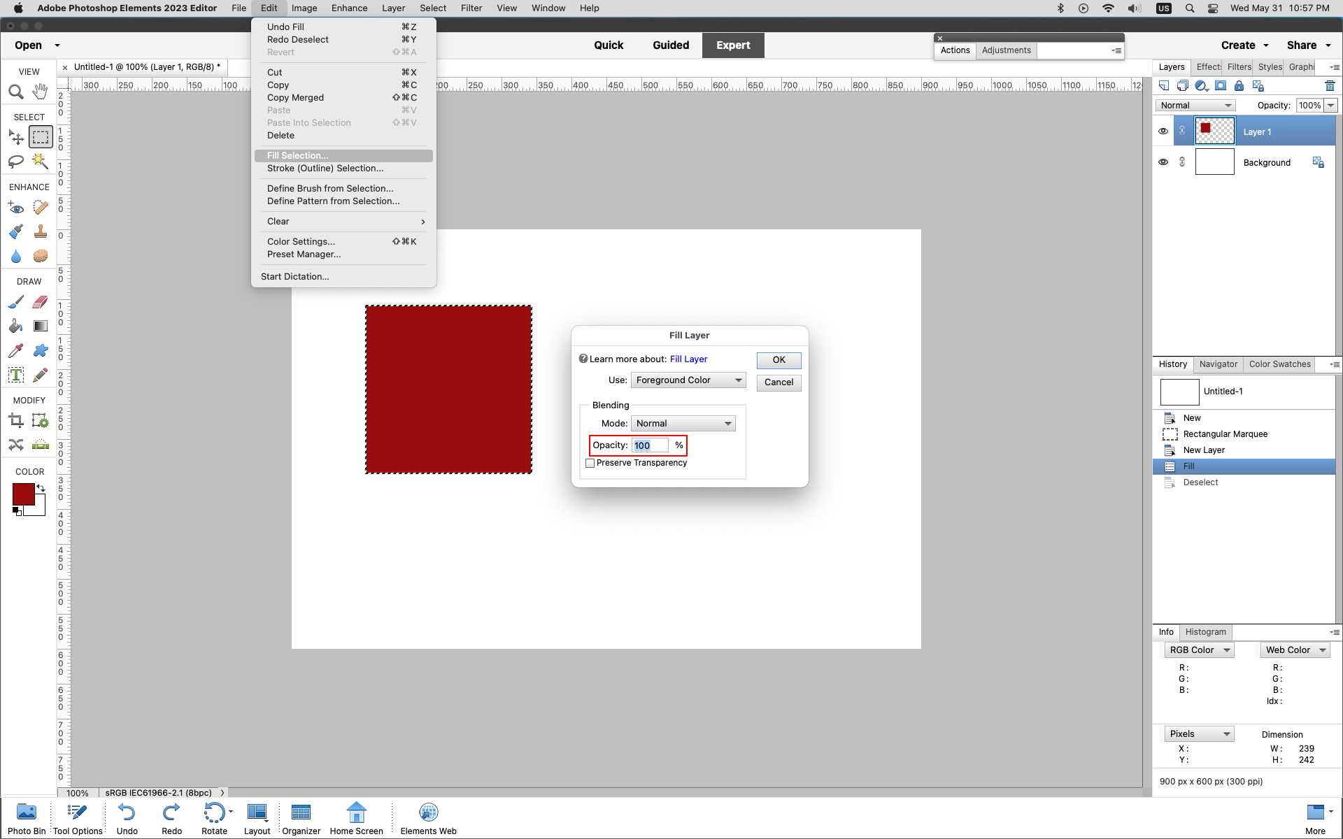 color in selection is much lighter than the hexz c... - Adobe Community ...