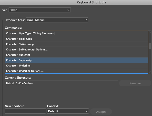 Command + Shift + = Should Set Text as Superscript... - Adobe Community ...