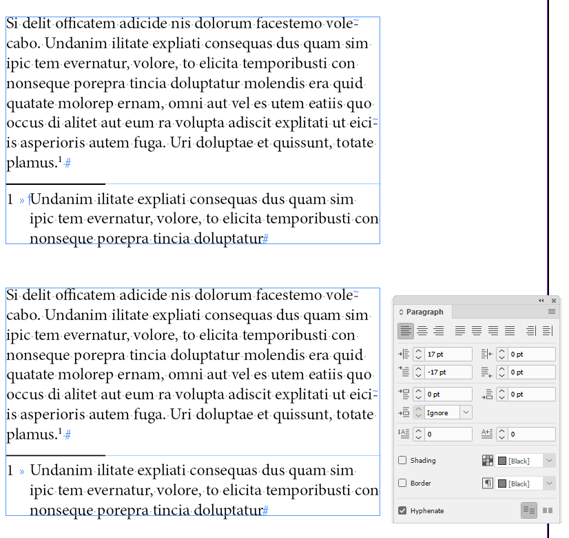 Solved: Einzug bei zweizeiligen Fußnoten - Adobe Product Community ...