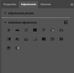Painél de Adjustment - Adobe Support Community - 13842534