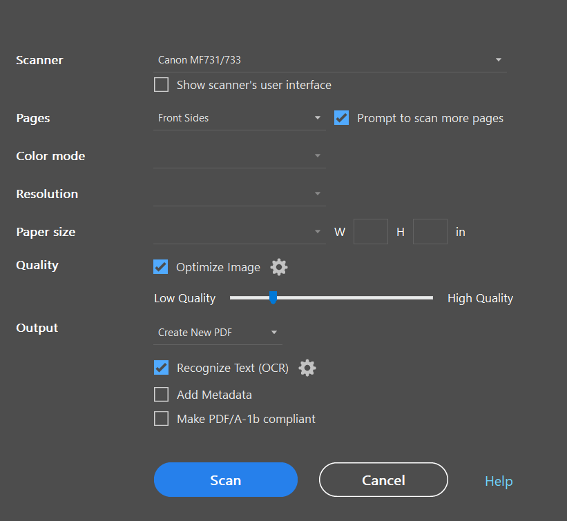 Scan using Adobe Acrobrat Scanning interface no lo... - Adobe Product ...
