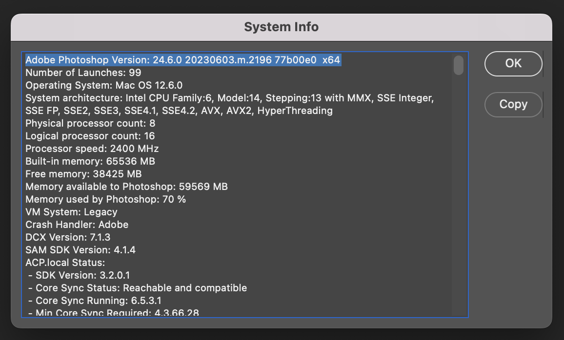 'Generative Fill' stopped working - greyed out tex... - Adobe Product ...