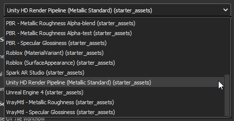 What template should I choose to use it in Unity U... - Adobe Product ...