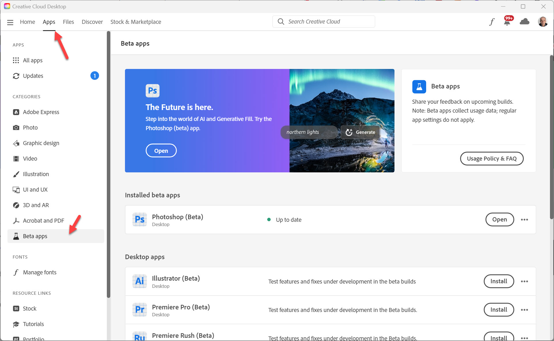 version bêta avec le remplissage génératif - Adobe Community - 13854759