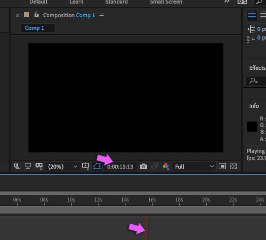 Composition timeline issue - Adobe Product Community - 10909501