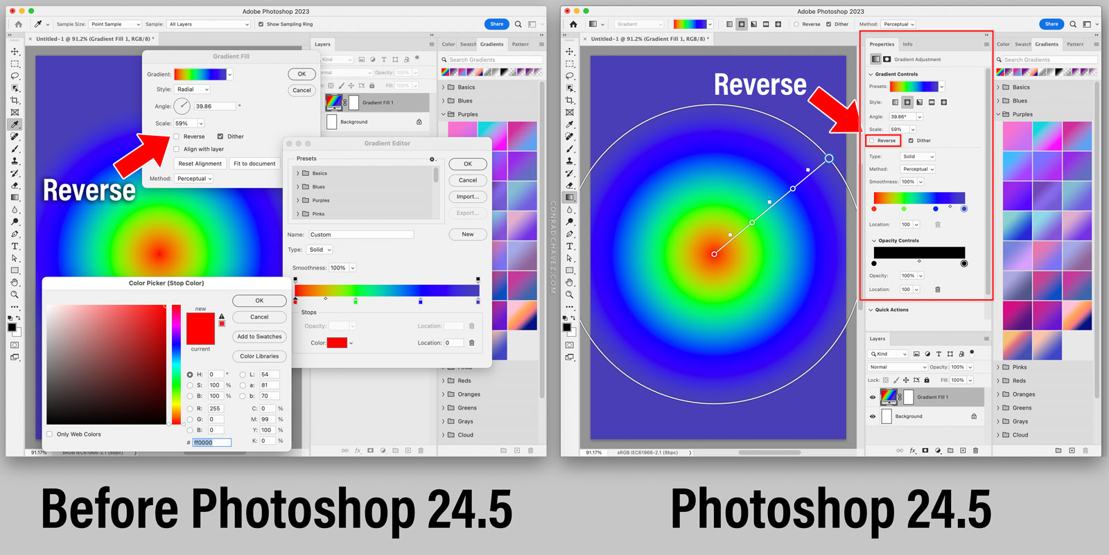 Solved: Re: Your new gradient tool is AWFUL!!!! - Page 2 - Adobe ...