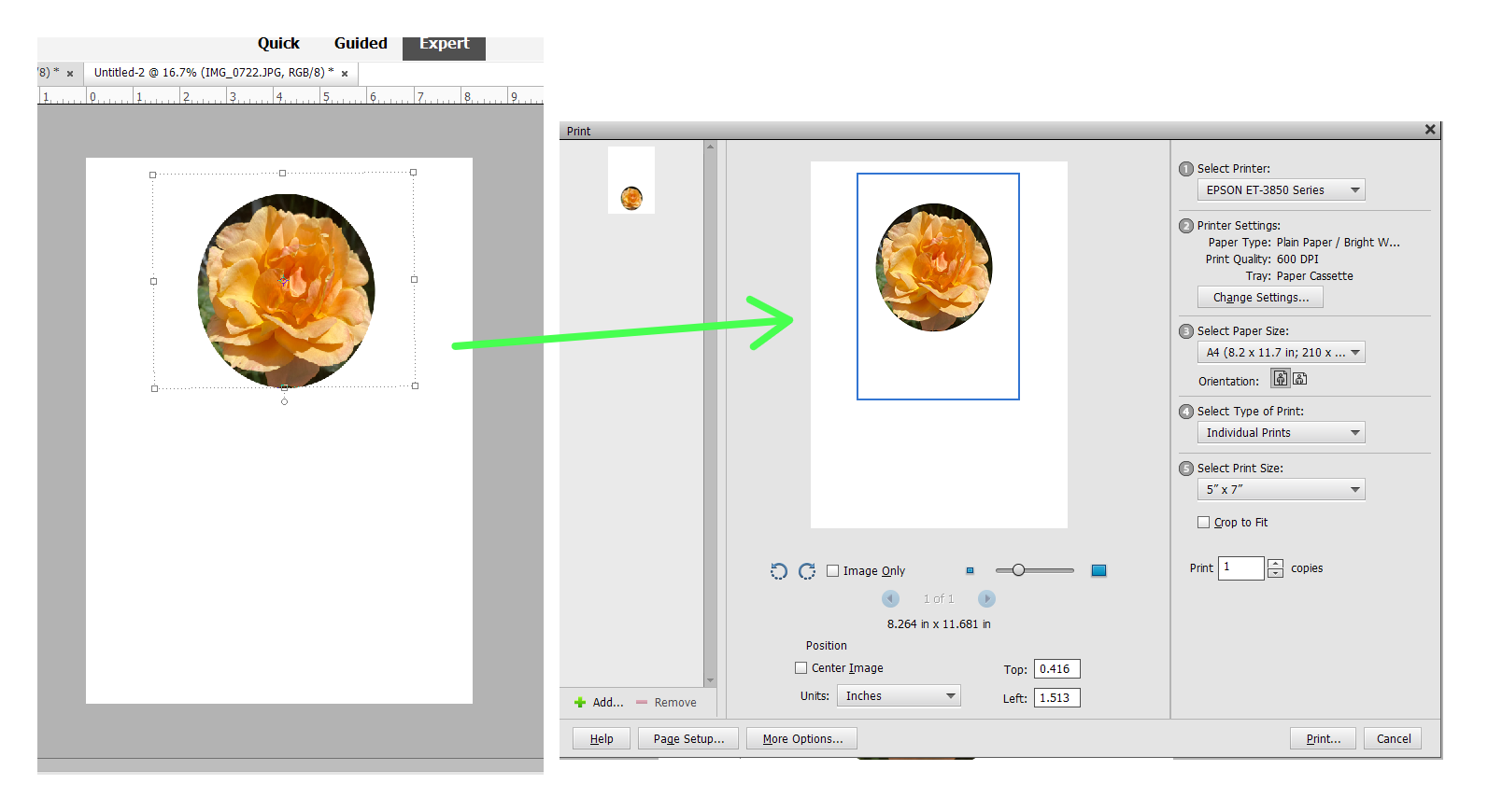 Solved: Rotated Print job incorrectly cropped in PSE Edito... - Adobe Product Community - 13860938