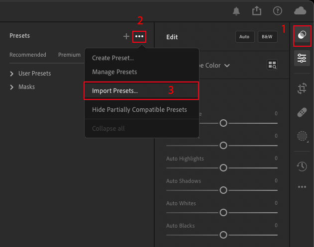 How to add the presets that I have bought online? - Adobe Product ...
