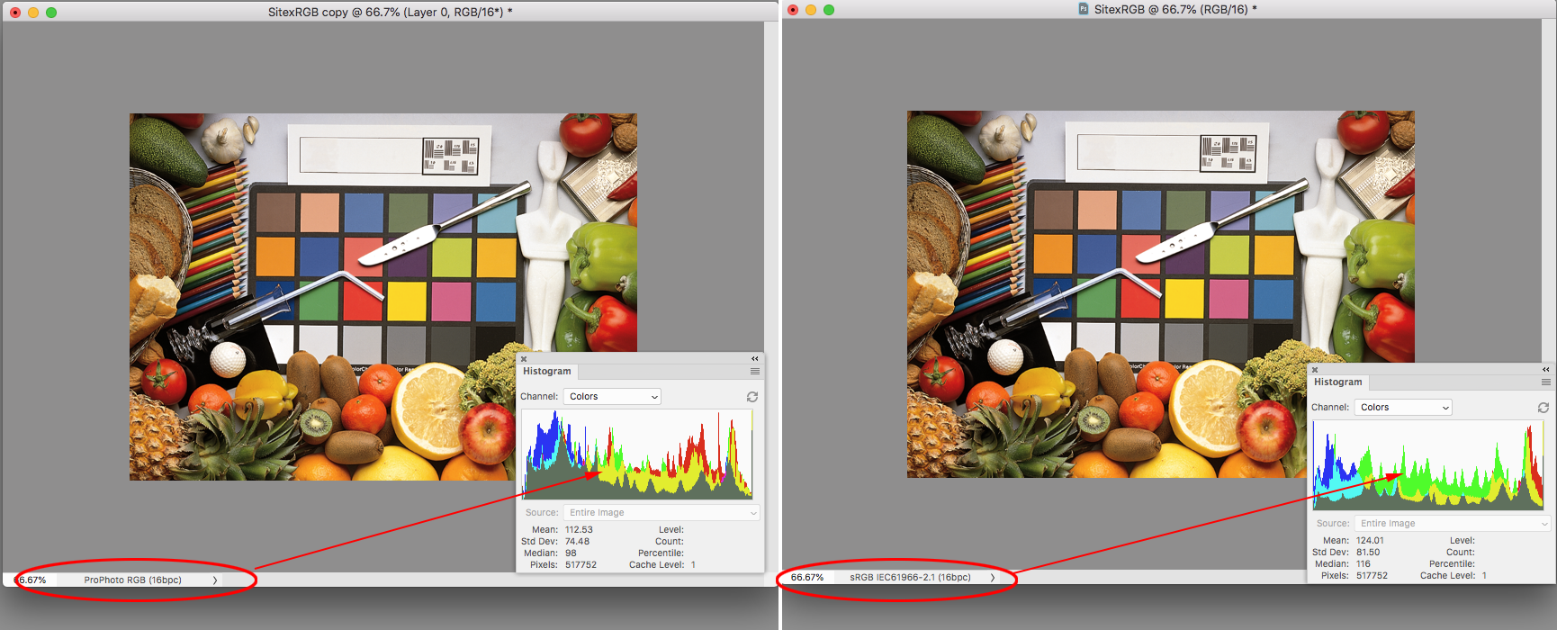 Solved: Color loss: working with sRGB or Prophoto - Adobe Community ...
